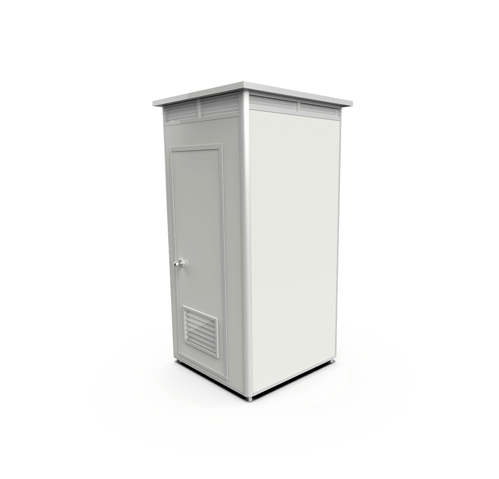 Ducha simple en fibra de vidrio, paneles EPS 50mm, 1 persona